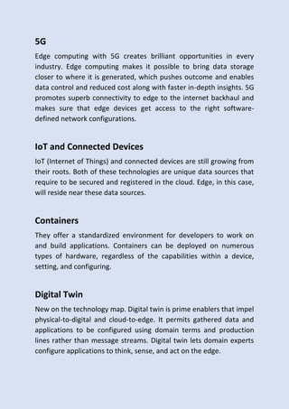 A Guide to Edge Computing Technology For Business Operations | PDF ...