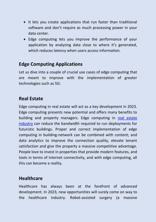 A Guide to Edge Computing Technology For Business Operations | PDF ...