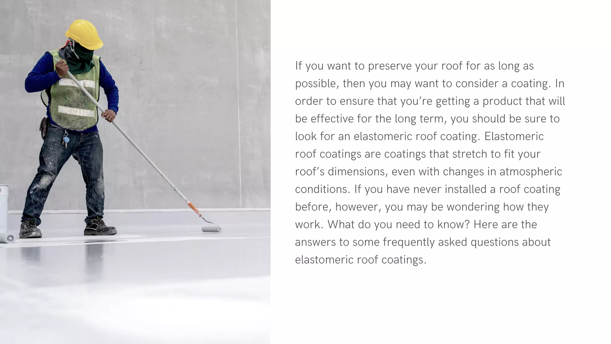A Guide To Elastomeric Roof Coatings | PPT