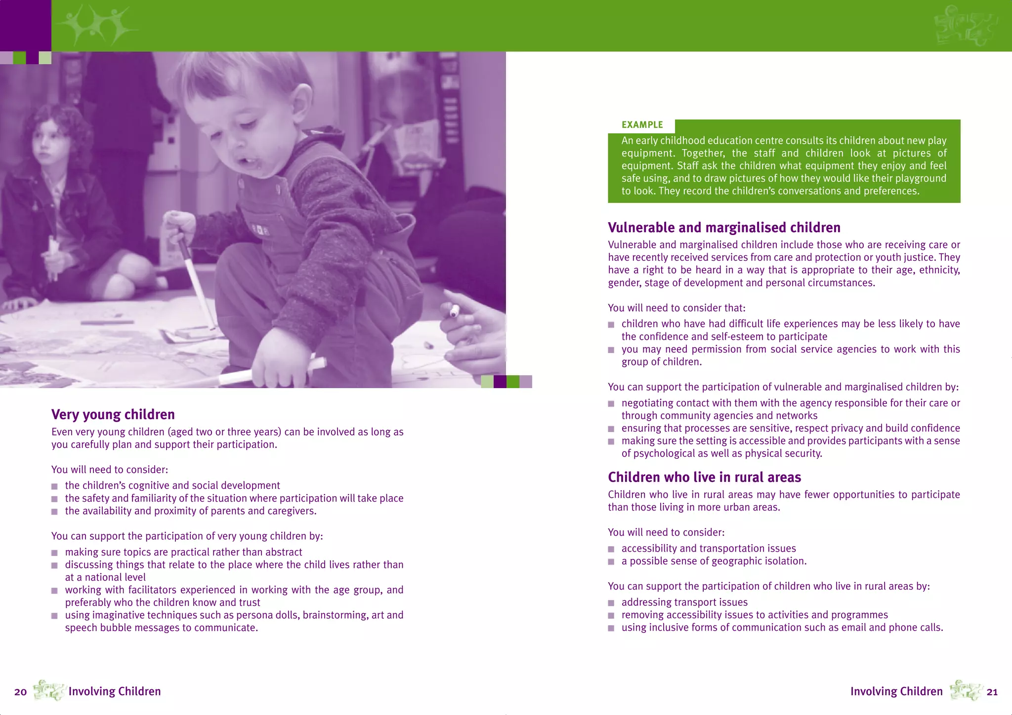 A guide to engaging children in decision making | PDF