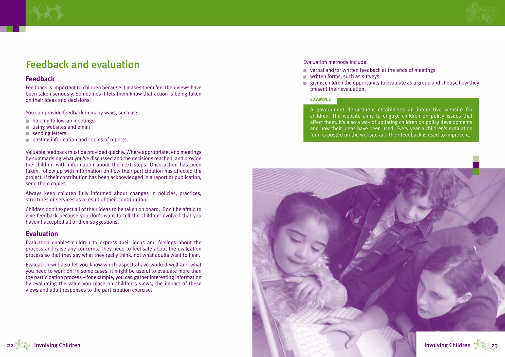 A guide to engaging children in decision making | PDF