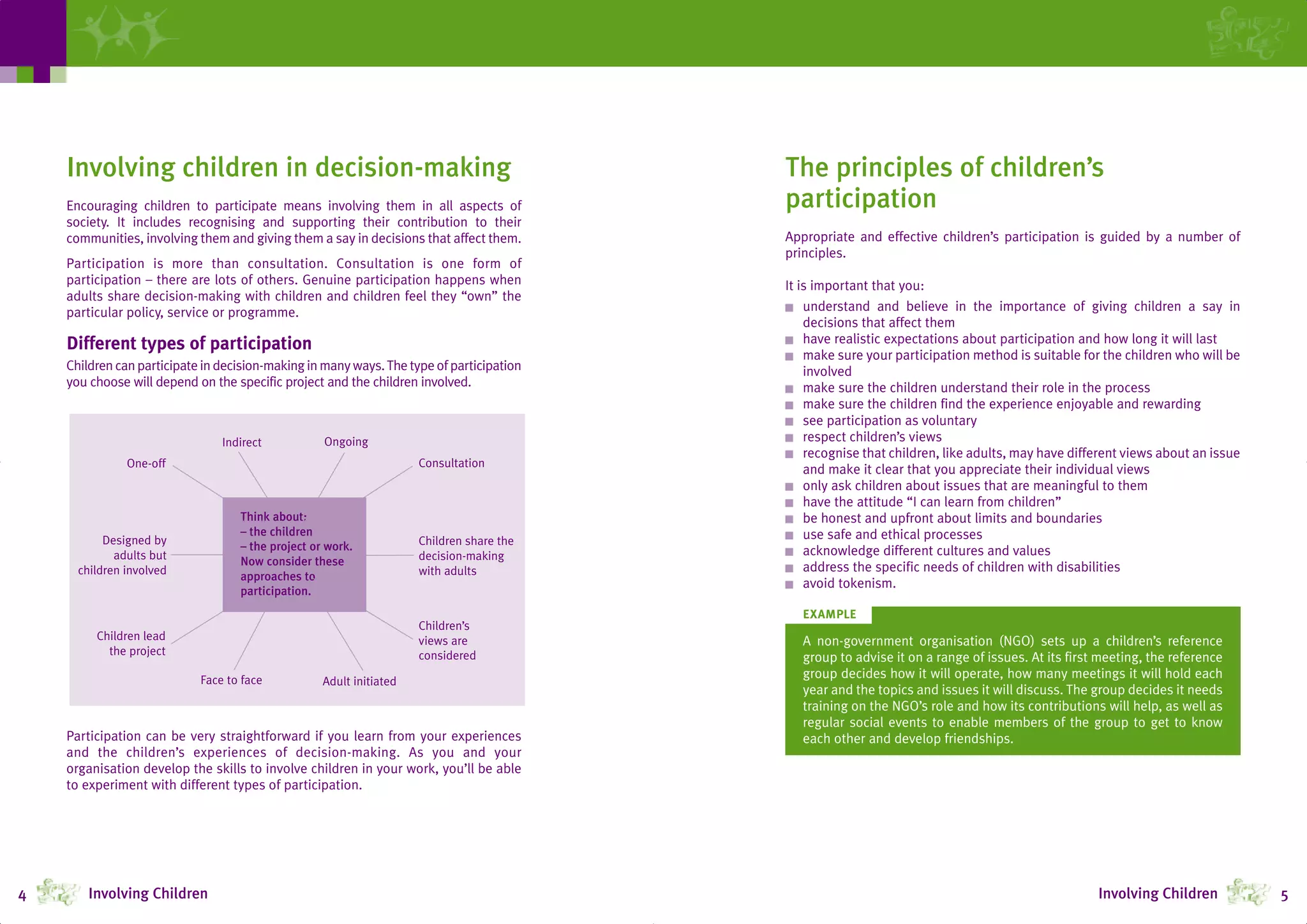 A guide to engaging children in decision making | PDF