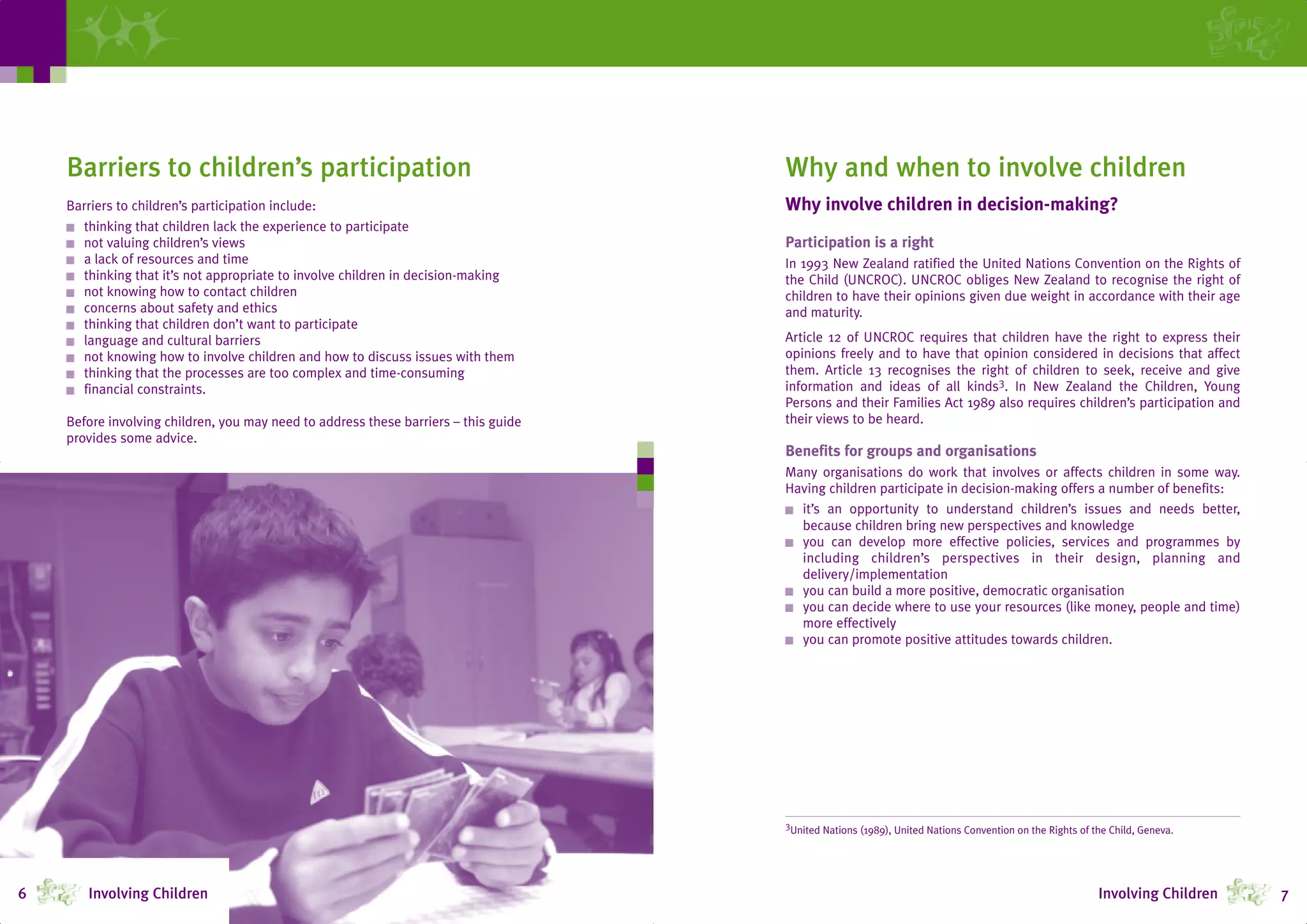 A guide to engaging children in decision making | PDF