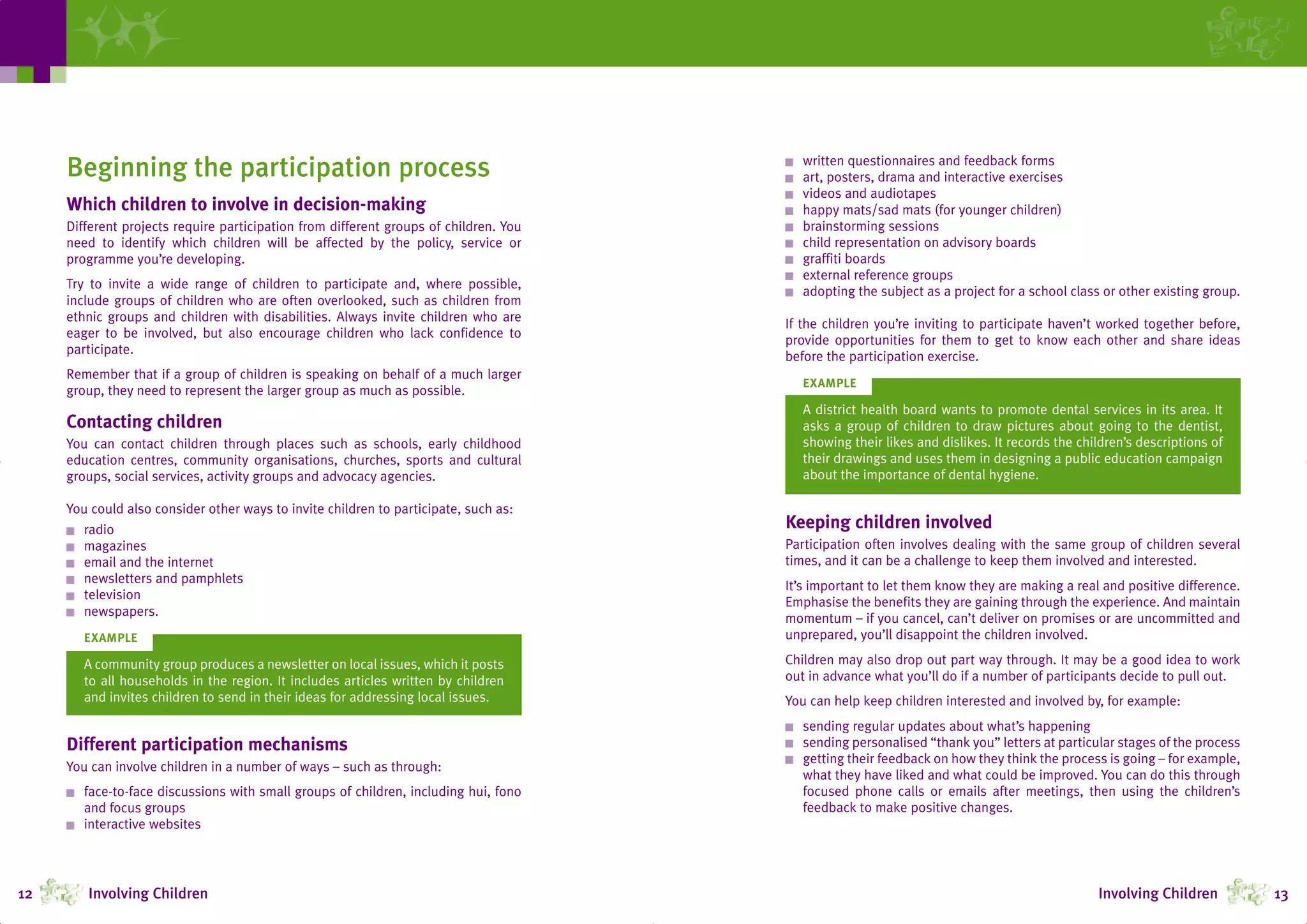 A guide to engaging children in decision making | PDF