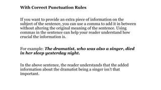 A guide to english punctuation rules | PPTX | Poetry | Books and Literature