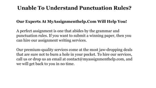 A guide to english punctuation rules | PPTX