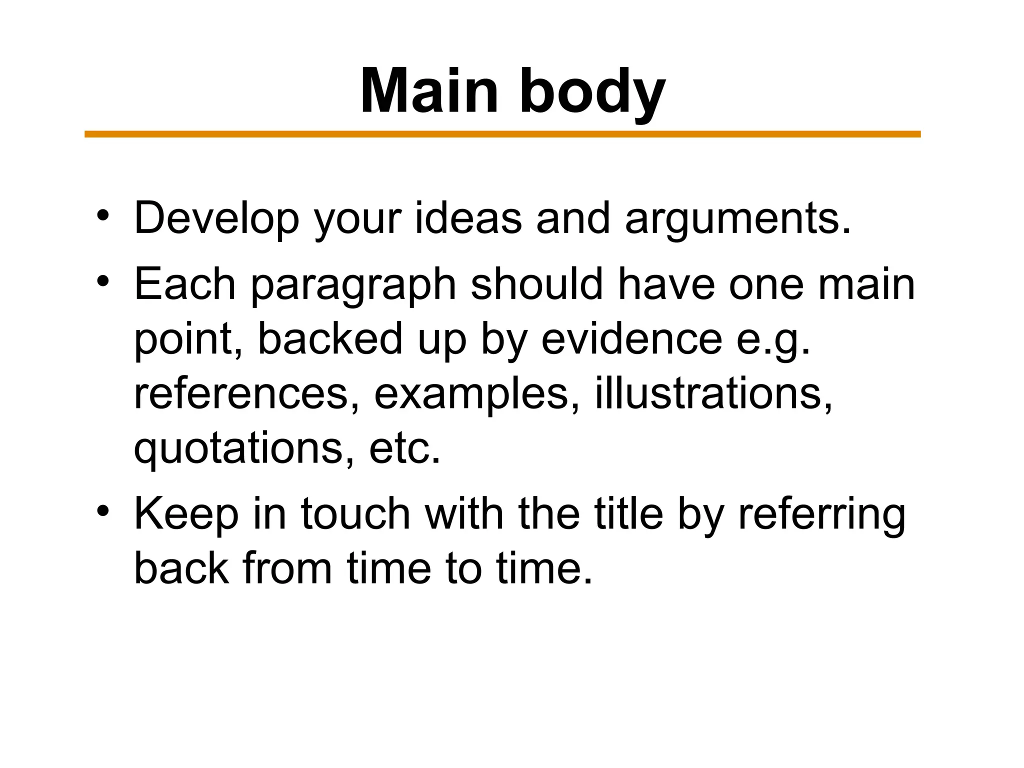 A guide to essay writing | PPT