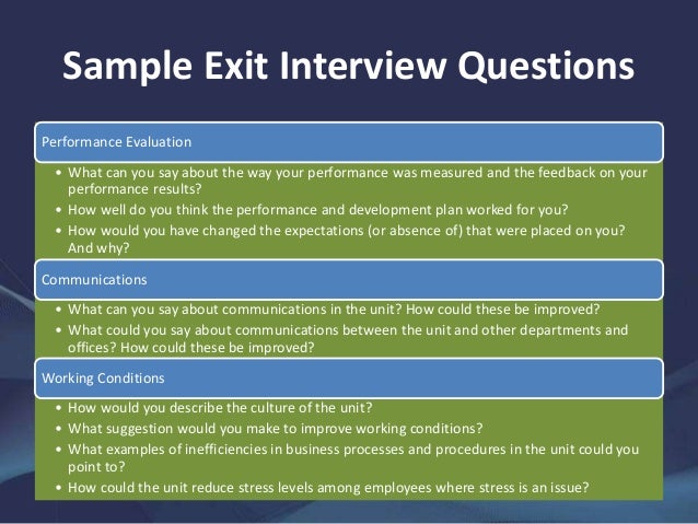 A Guide to Exit Interviews