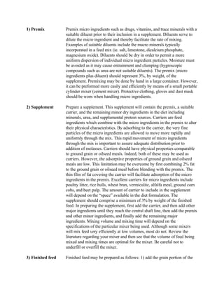 A Guide to Feed Mixing for feed industry | PDF