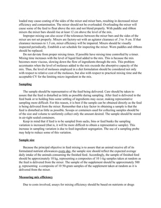 A Guide to Feed Mixing for feed industry | PDF