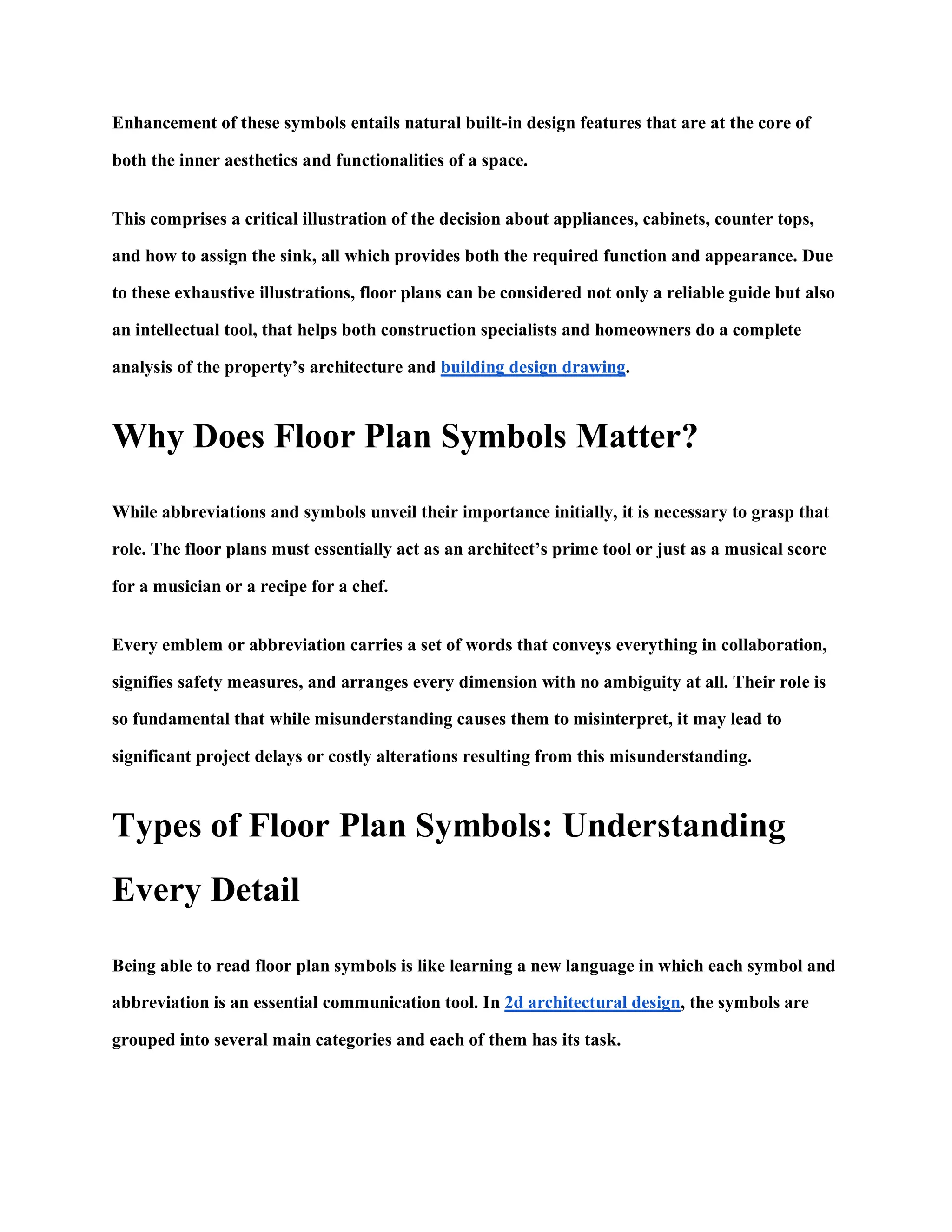 A Guide to Floor Plan Symbols, Abbreviations, and Meanings | PDF