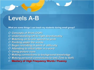 A guide to Guided Reading for Professional Development | PPT