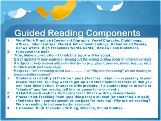 A guide to Guided Reading for Professional Development | PPT