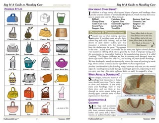 A guide to handbag care | PDF