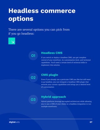 A guide to headless commerce - What it is, its benefits, and more | PDF
