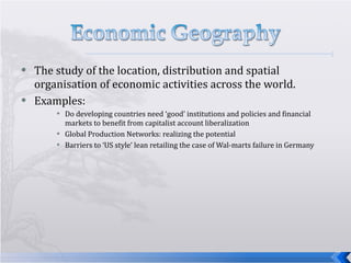 A Guide to Human Geography | PPT