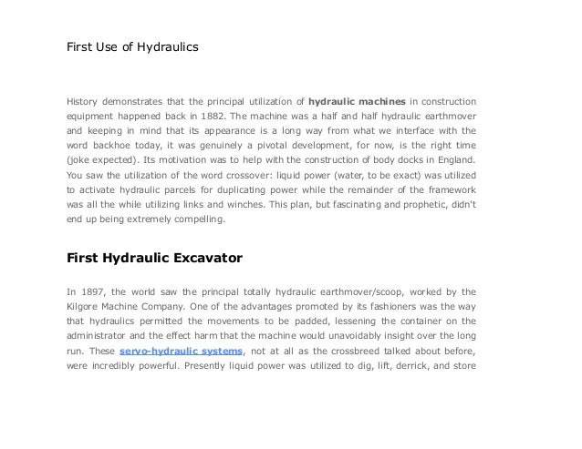A Guide to Hydraulic Machine | PDF