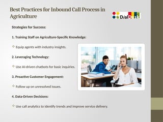 A Guide to Inbound Call Process in the Agriculture Industry | PPT