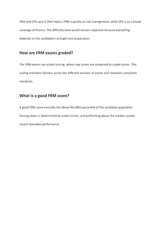 A Guide to Interpreting FRM Results Zell | PDF