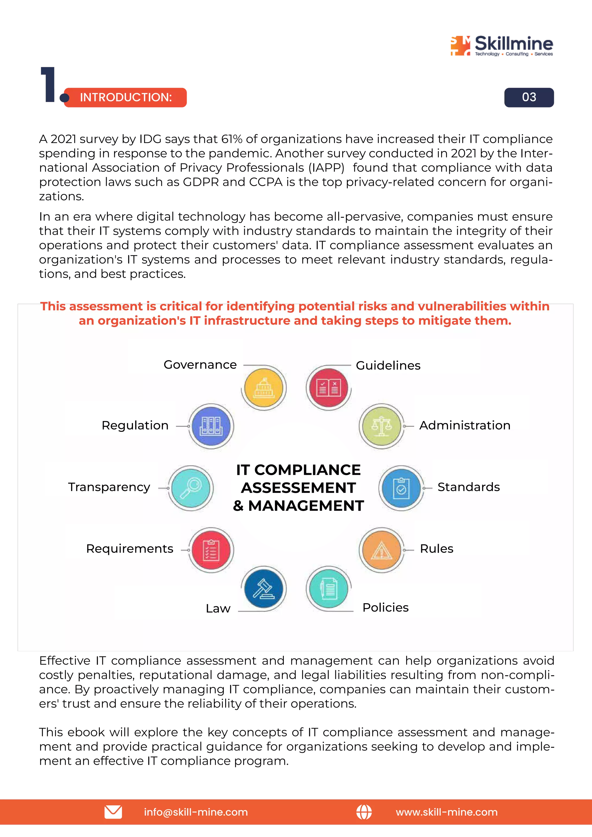 A Guide To IT Compliance Assessment And Management | PDF