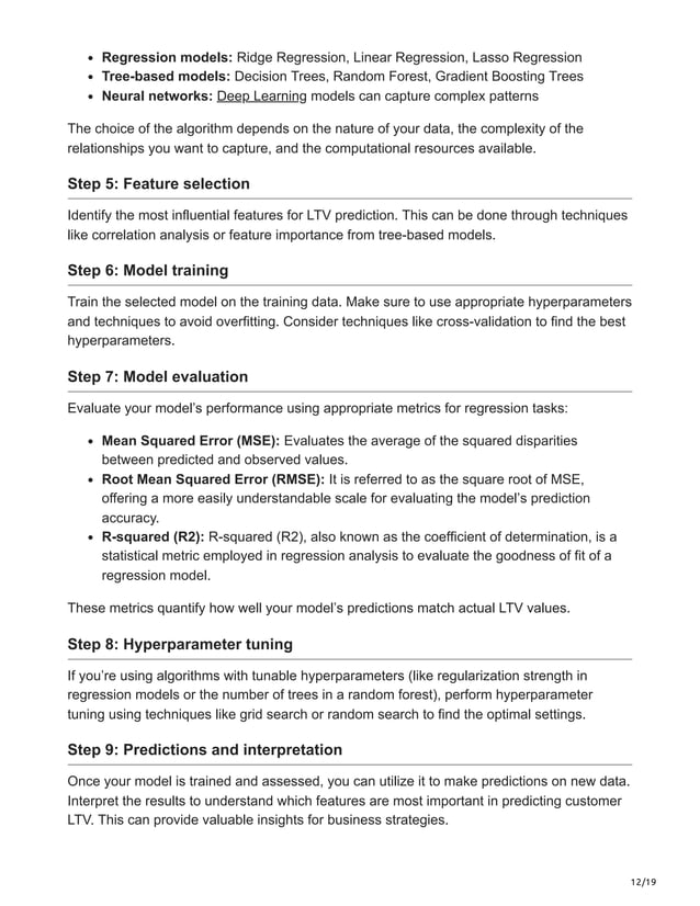 A guide to LTV prediction using machine learning | PDF