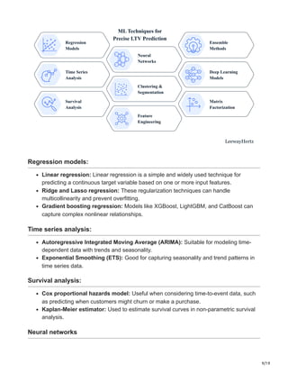 A guide to LTV prediction using machine learning | PDF