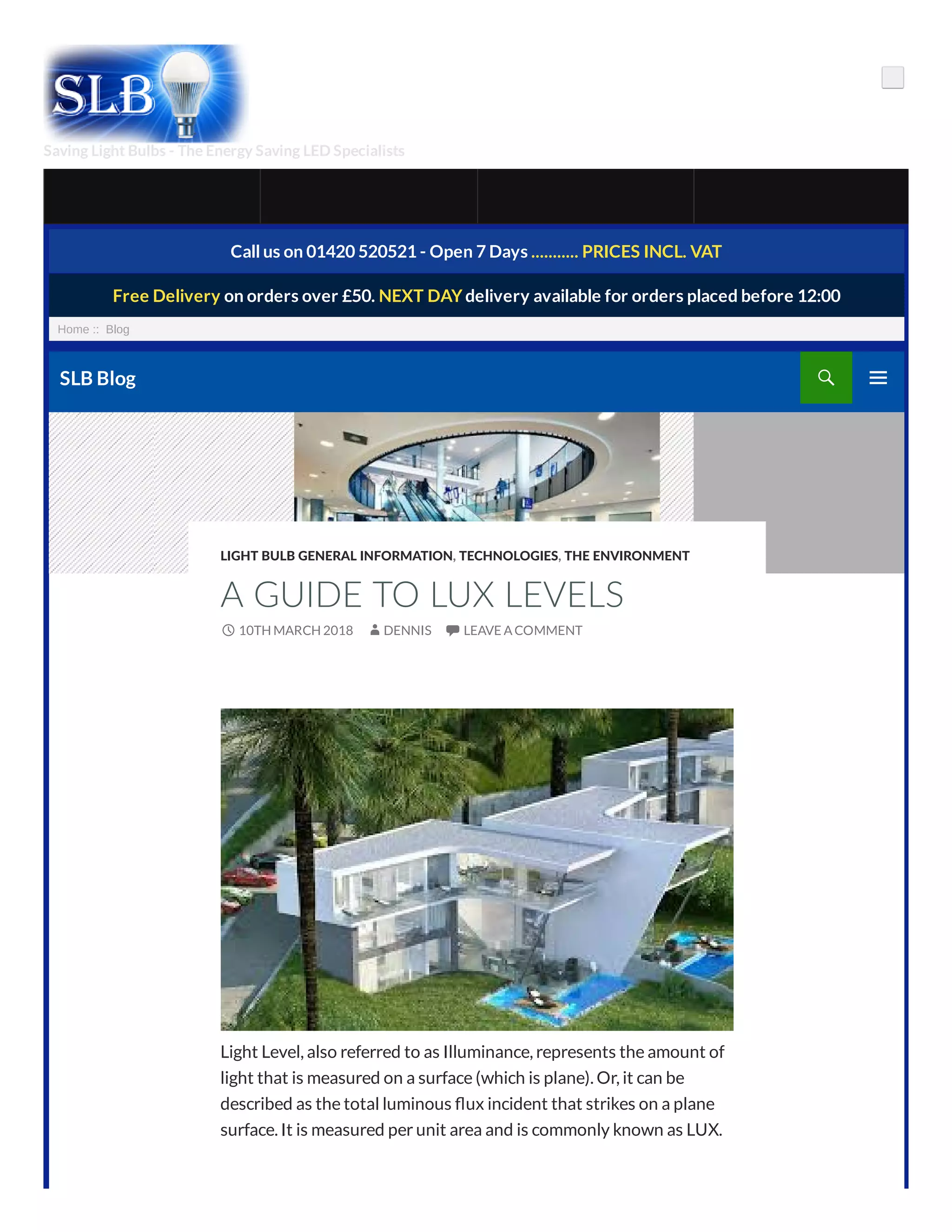A guide to lux levels | PDF