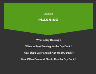 A Guide to Master Dry Dock Operations for Engine Room Department | PDF