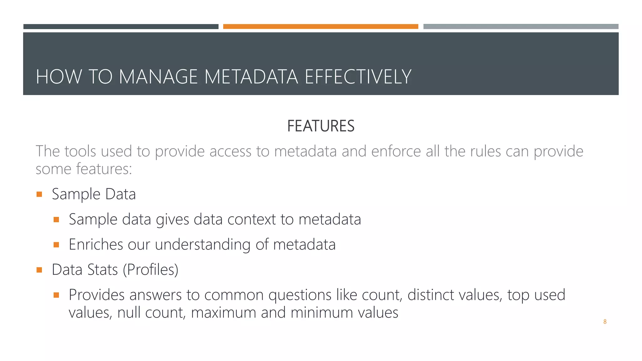A Step-by-Step Guide to Metadata Management | PPTX