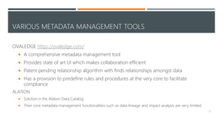 A Step-by-Step Guide to Metadata Management | PPTX
