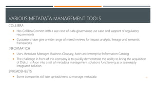 A Step-by-Step Guide to Metadata Management | PPTX