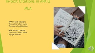 A Guide to MLA vs. APA Referencing Style in Academic Writing | PPTX
