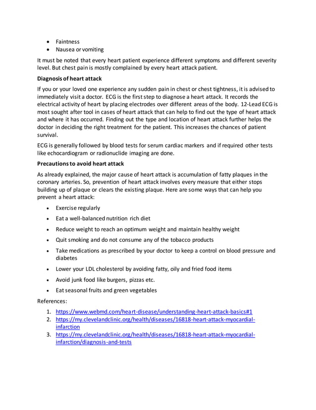 A Guide To Myocardial Infarction Pdf