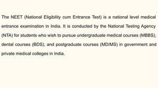 A Guide to Neet Coaching Centres and Advantages of Neet Exam.pdf