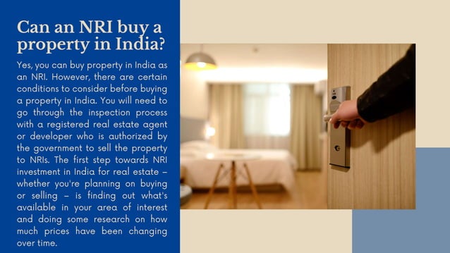 A Guide to NRI Investment in India for Real Estate | PPTX