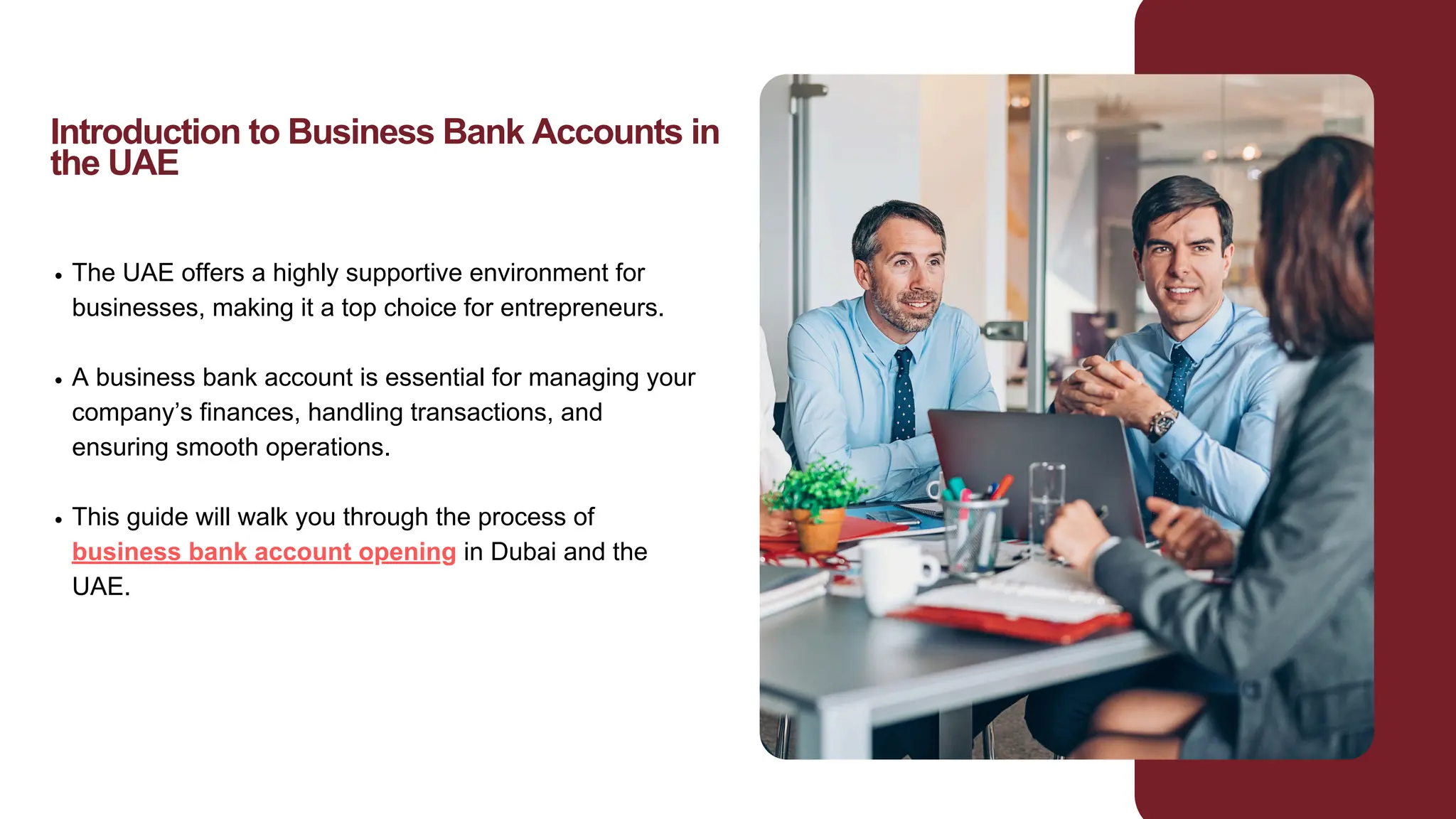 A Guide to Opening a Business Bank Account in the UAE. | PDF