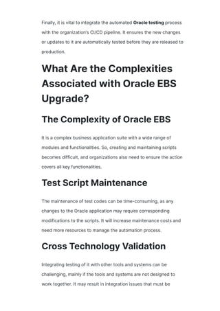 A Guide to Oracle EBS Testing.pdf | Web Development | Internet