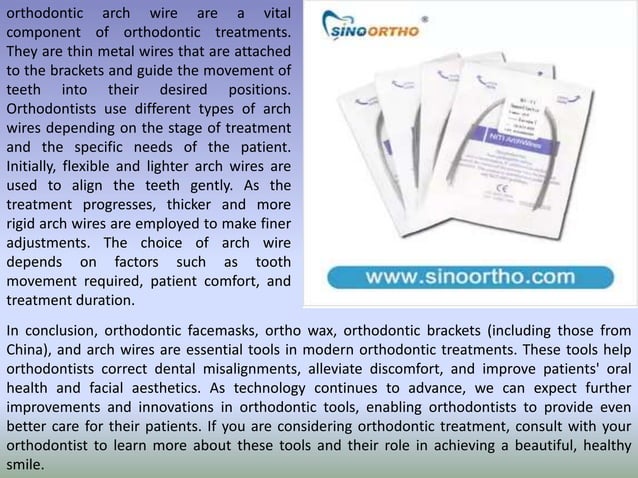 A GUIDE TO ORTHODONTIC FACEMASKS, ORTHO WAX, ORTHODONTIC BRACKETS, AND ...