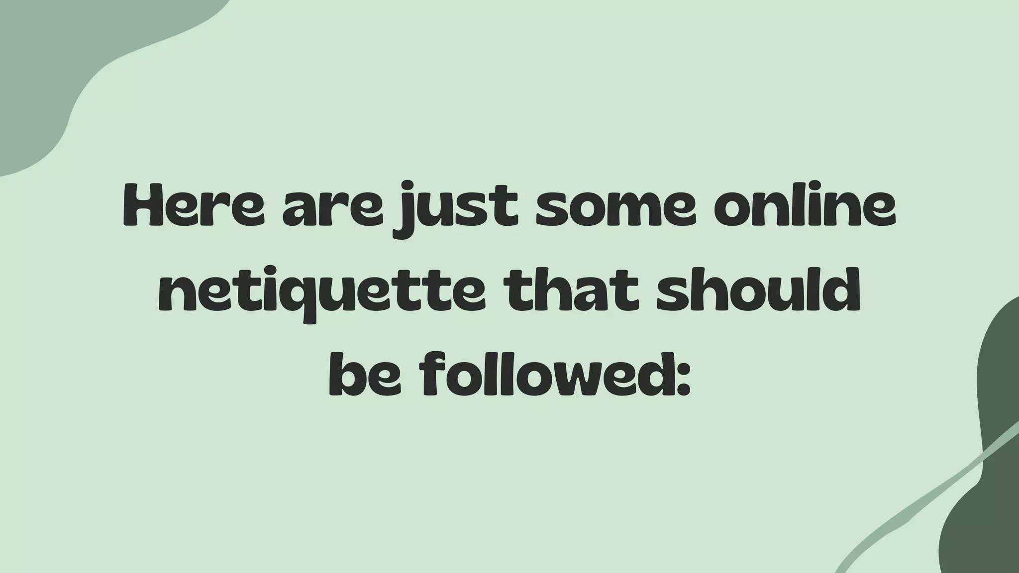 Netiquette: A Guide to our Cyber Community | PDF