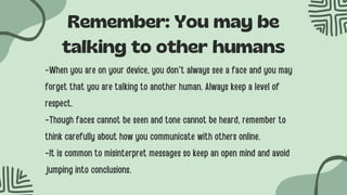 Netiquette: A Guide to our Cyber Community | PDF