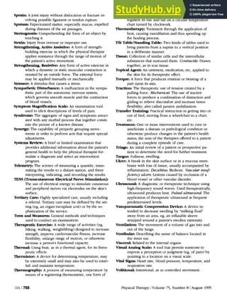 A Guide To Physical Therapist Practice. Volume I A Description Of ...
