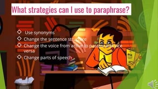 Academic Paper Pros | A Guide to Plagiarism and Paraphrasing | PPTX