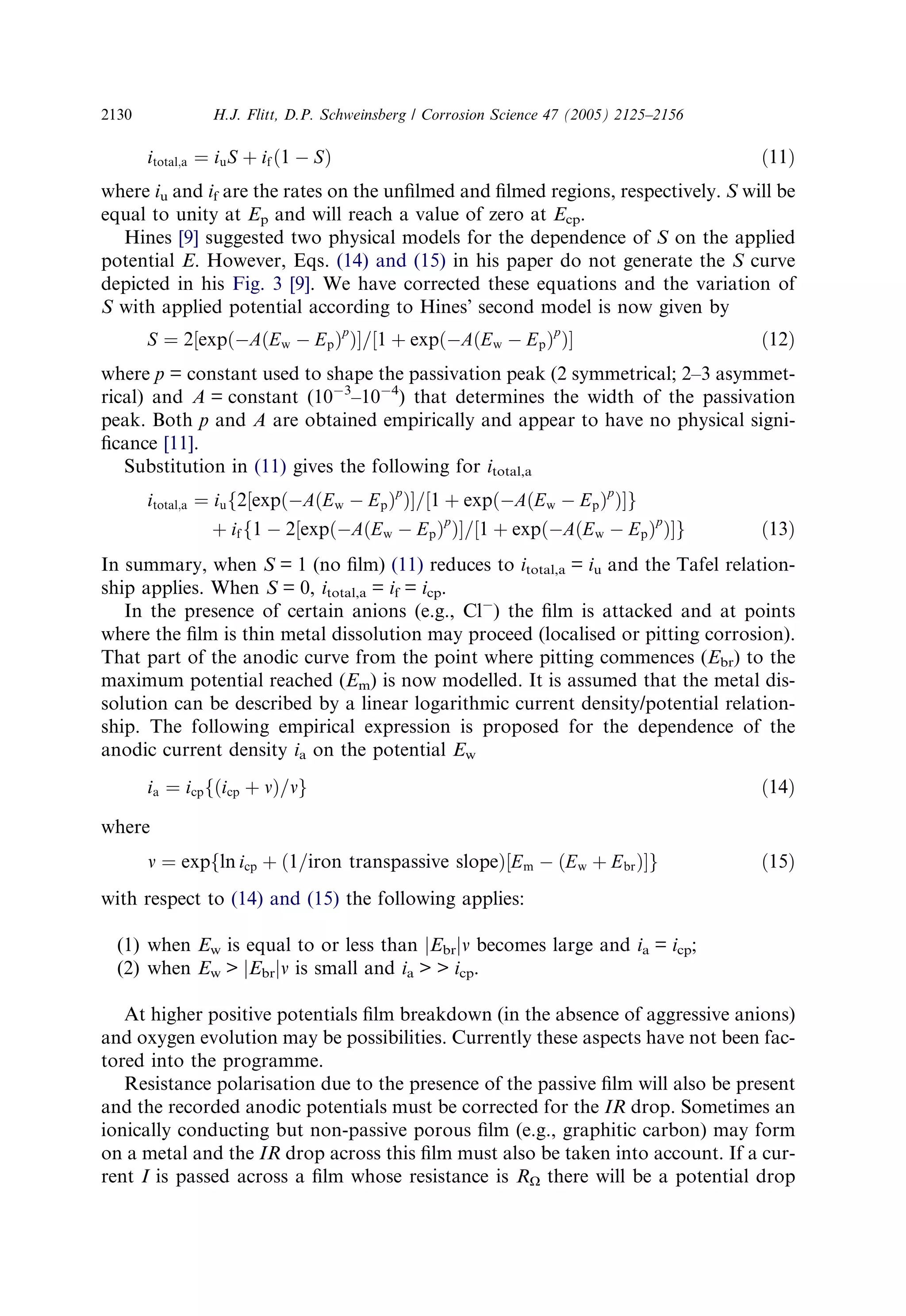 Polarisation curve interpretation | PDF