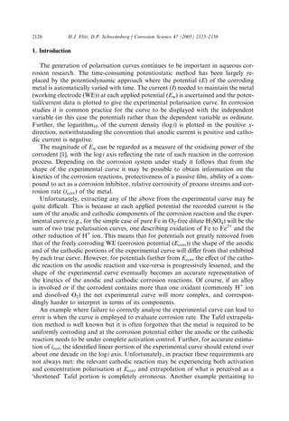 Polarisation curve interpretation | PDF