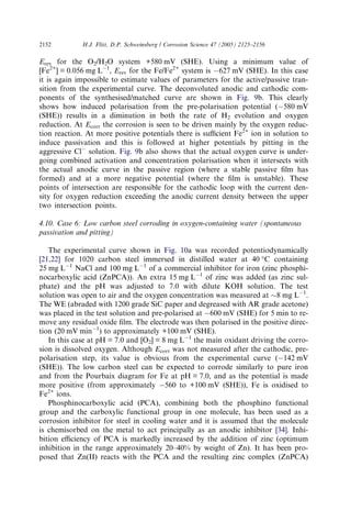 Polarisation curve interpretation | PDF