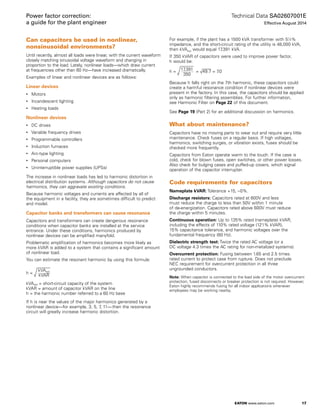 A guide to power factor correction for the plant engineer | PDF | Home ...