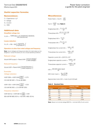A guide to power factor correction for the plant engineer | PDF | Home ...