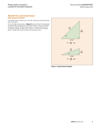 A guide to power factor correction for the plant engineer | PDF