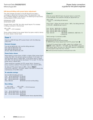 A guide to power factor correction for the plant engineer | PDF | Home ...