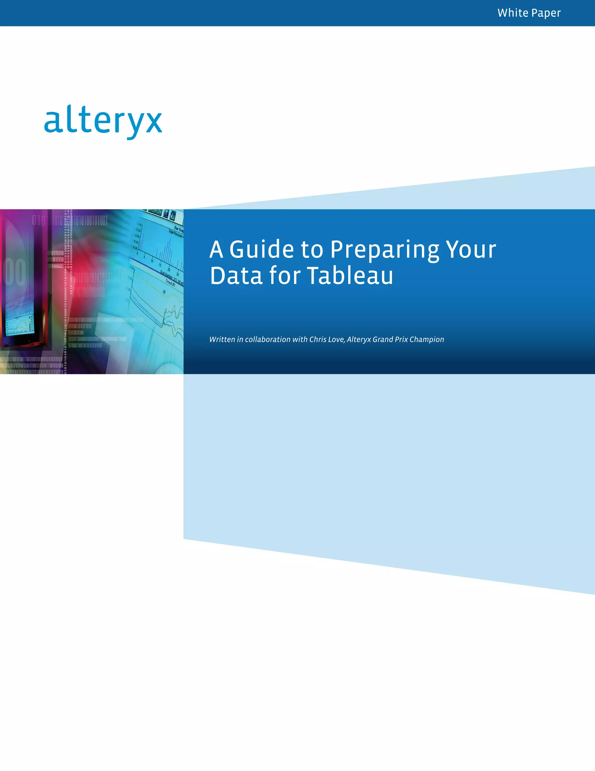 A guide to preparing your data for tableau | PDF | Information Services ...